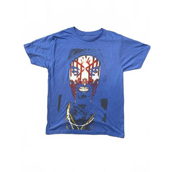 Slipknot | Shirts | Misprinted Band Tee Blue Medium | Poshmark